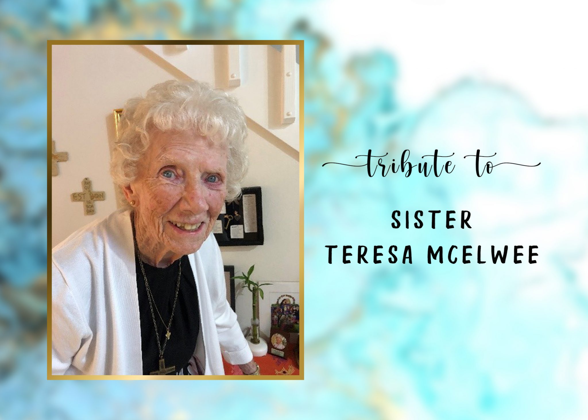 Tribute to Sister Teresa McElwee – Diocese of Orlando, Florida