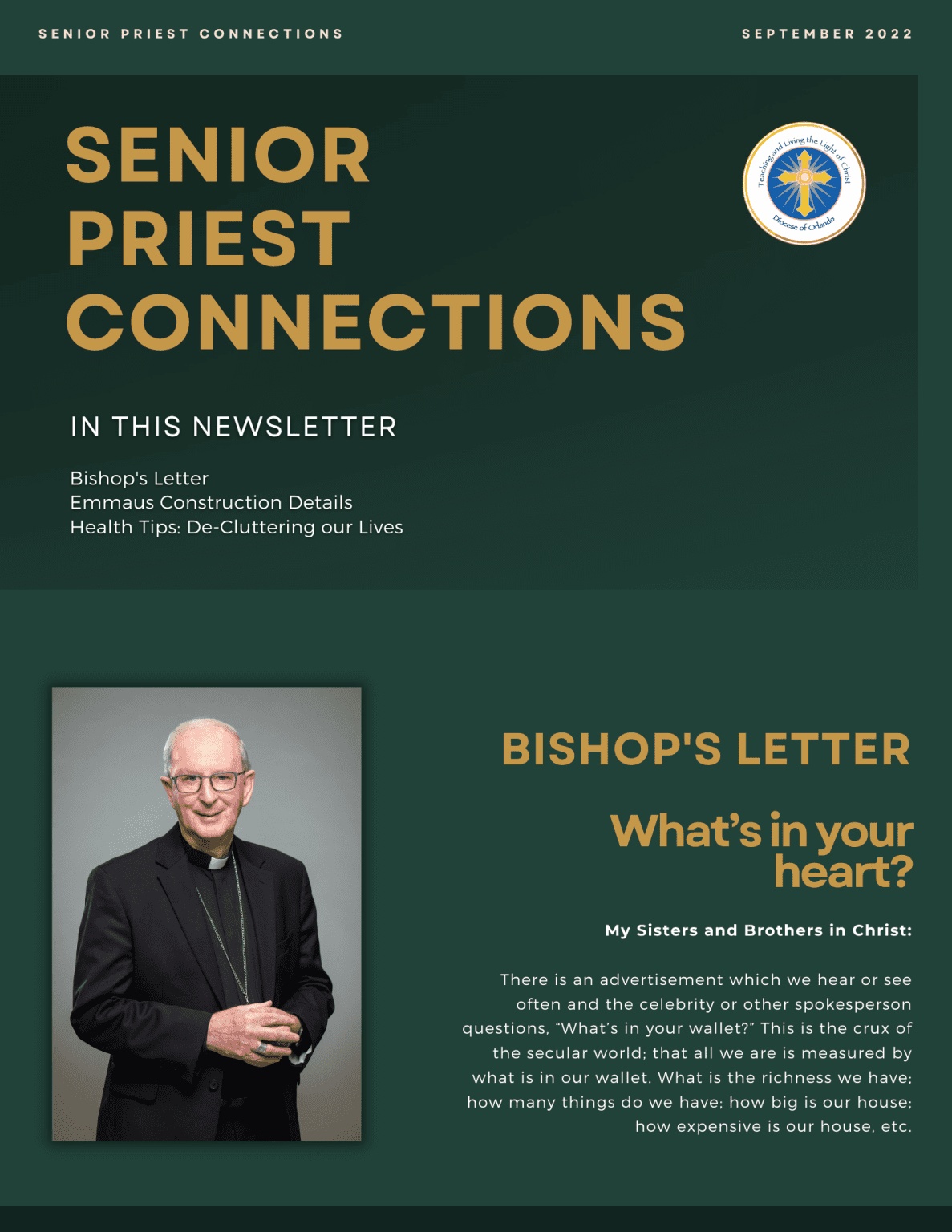 Faith- Senior Priests – Diocese of Orlando, Florida