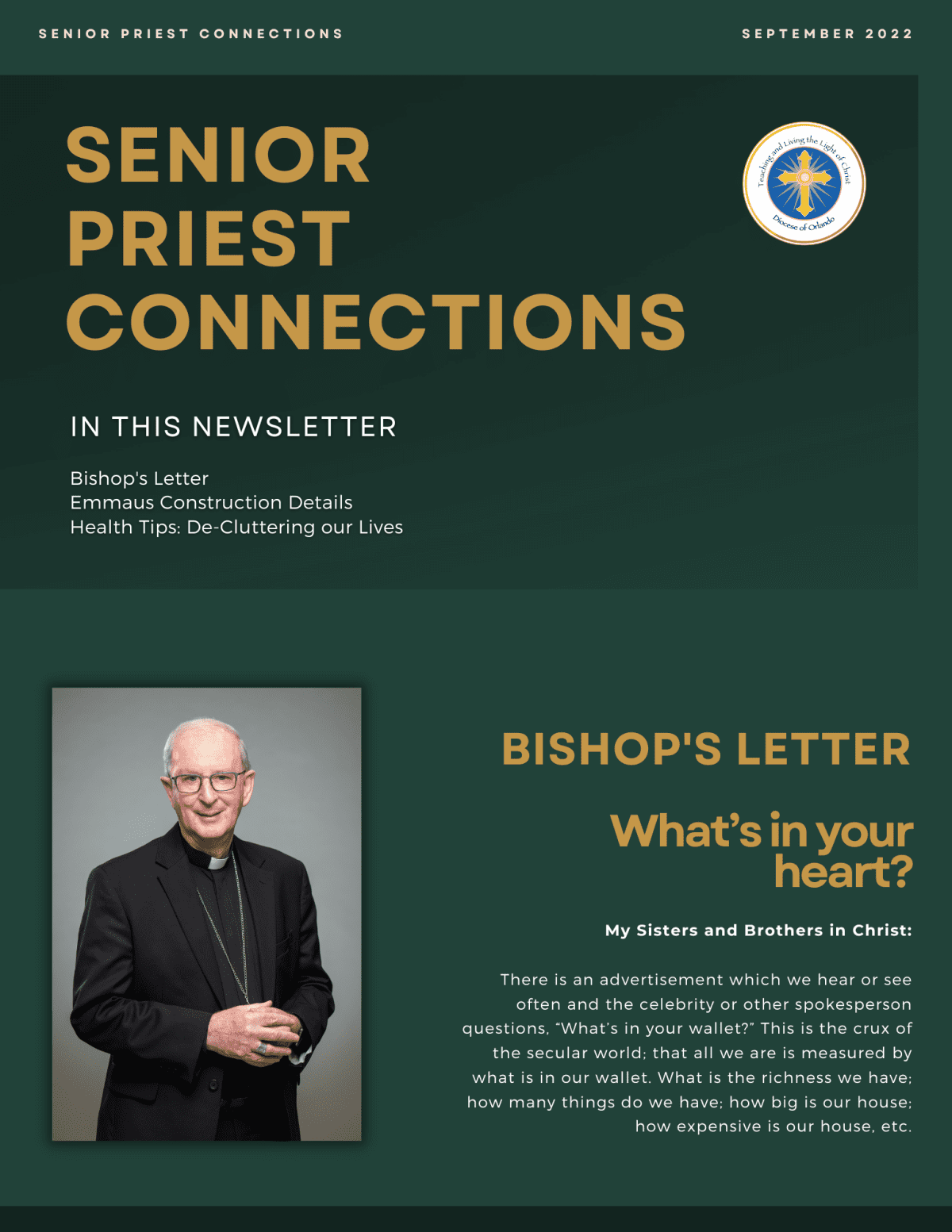 Faith- Senior Priests – Diocese of Orlando, Florida