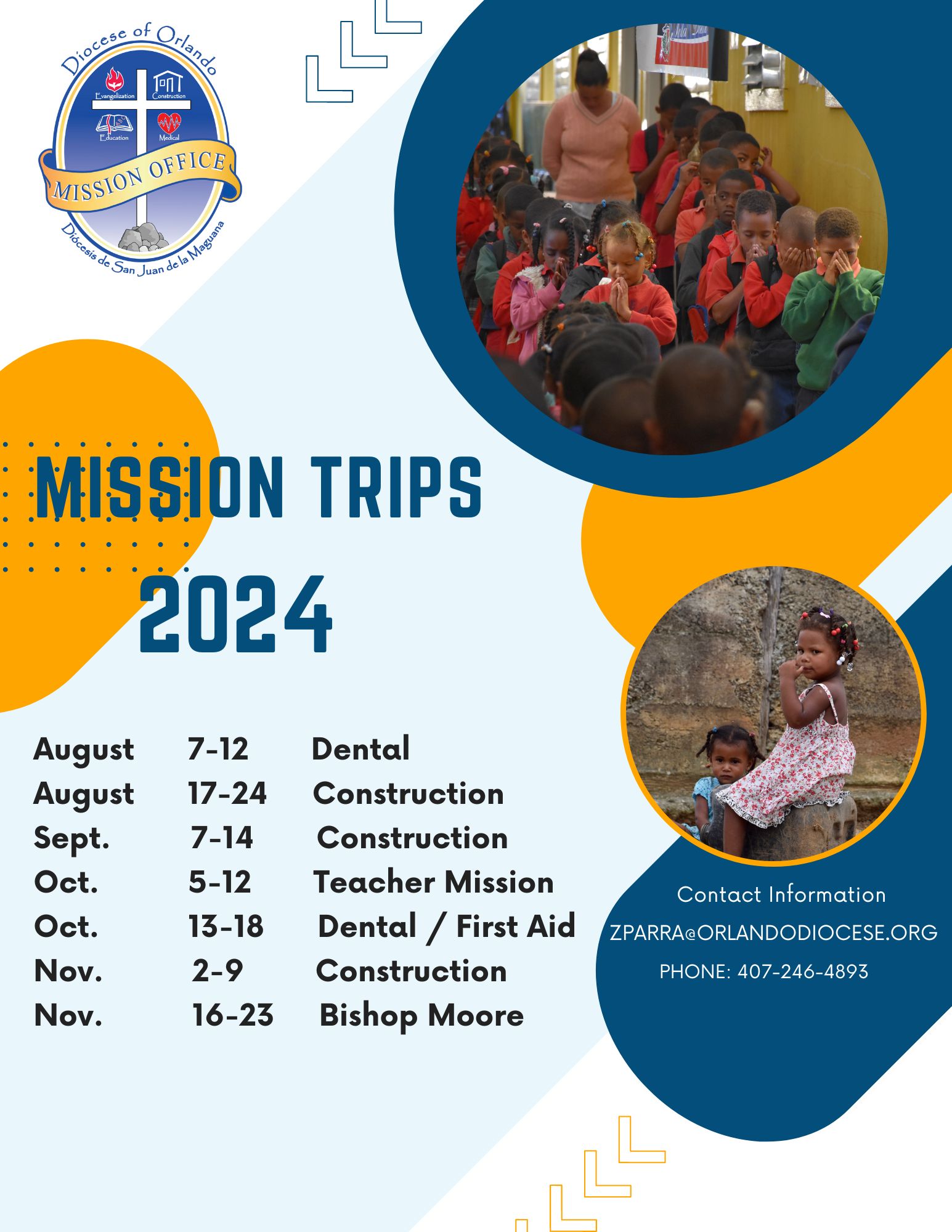 Bulletin Announcements – English – Diocese of Orlando, Florida