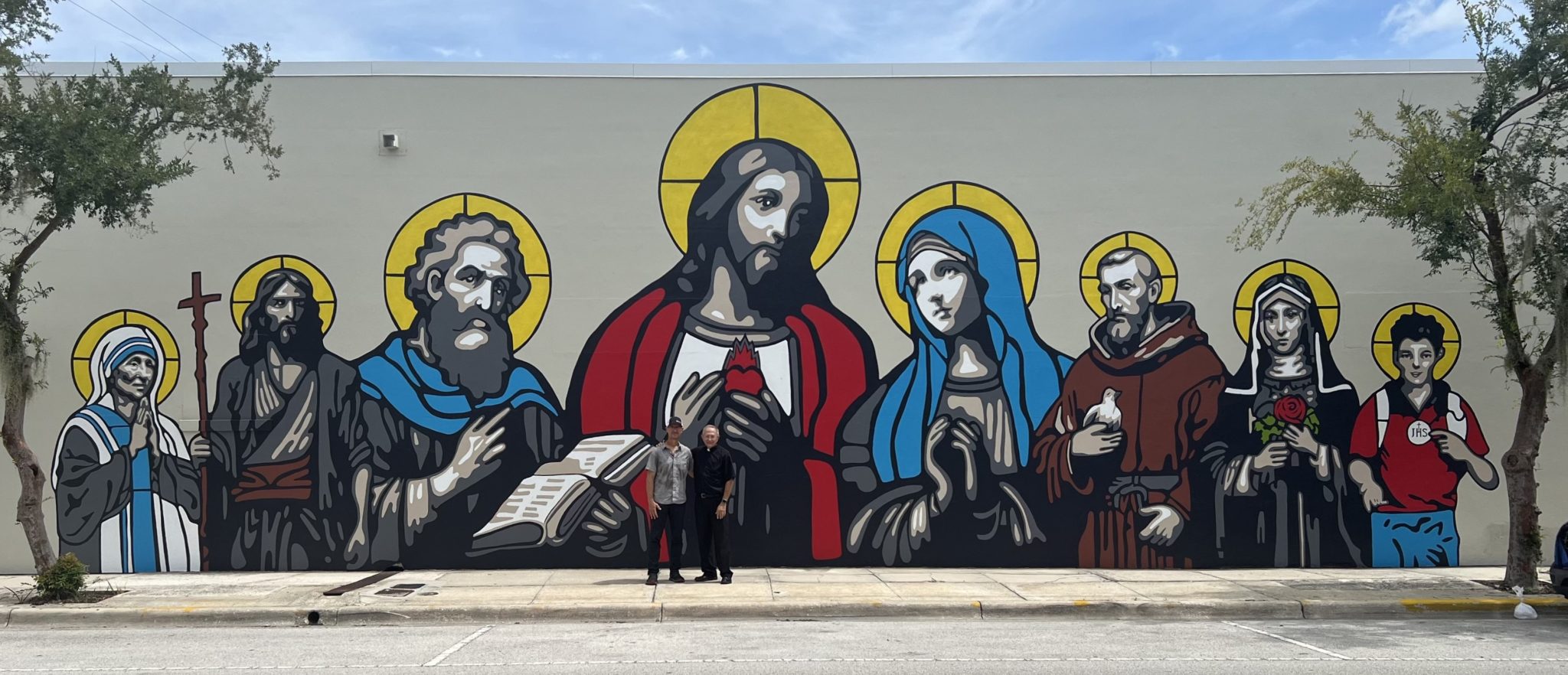 Saints mural touches hearts – Diocese of Orlando, Florida